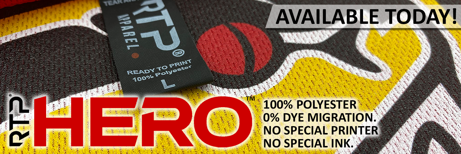 100% POLYESTER. 0% DYE MIGRATION. Ready To Print Polyester on any DTG ...