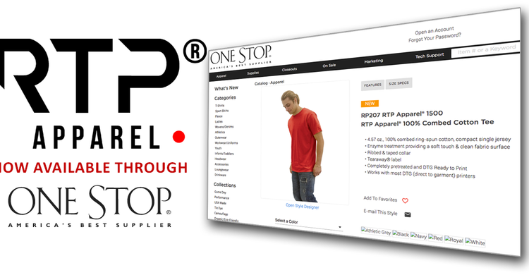RTP Apparel is Now Available Through One Stop Apparel in Michigan